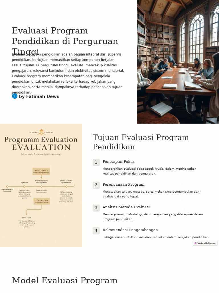 Evaluasi-Program-Pendidikan-di-Perguruan-Tinggi | PDF