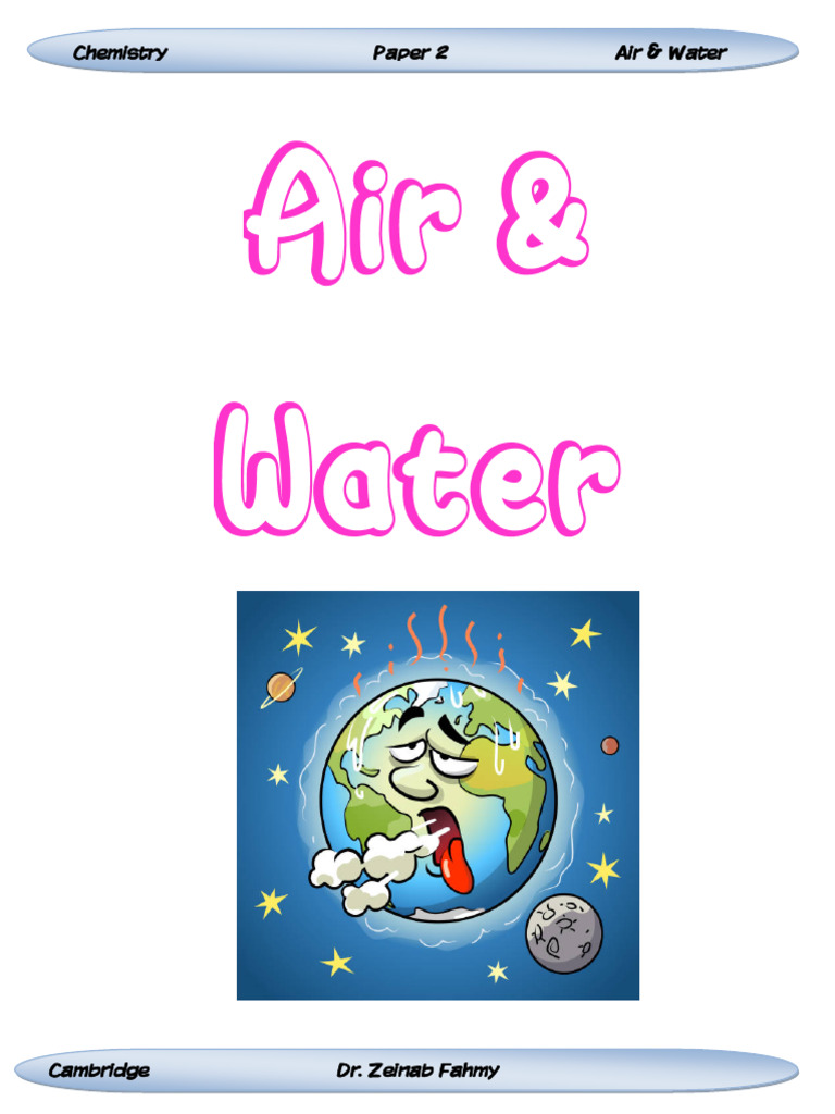 Classified Part 2 Air and Water | PDF | Combustion | Water
