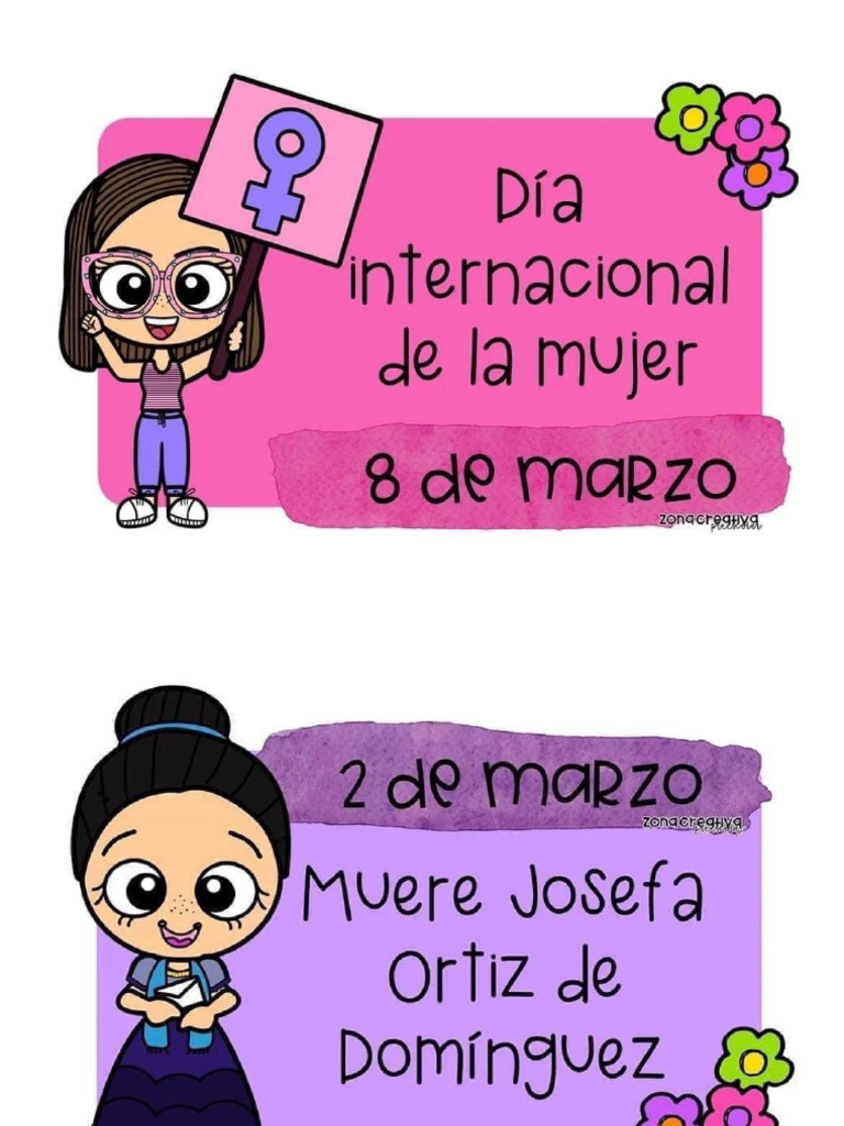 ??efemérides Marzo Diseño 4 | PDF