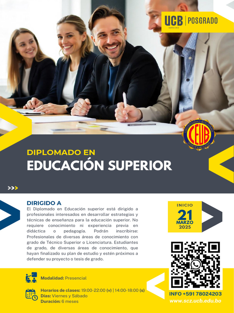 Diplomado en Educaci_n Superior UCB POSGRADO | PDF | Enseñando | Evaluación
