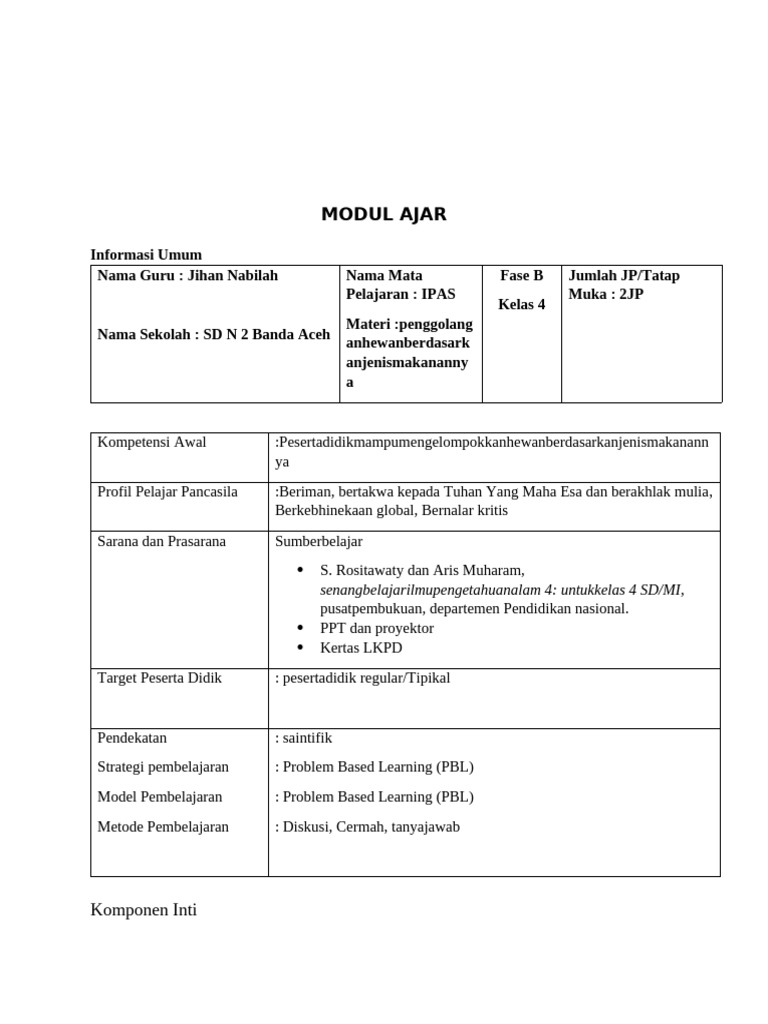 Modul Dan LKPD | PDF
