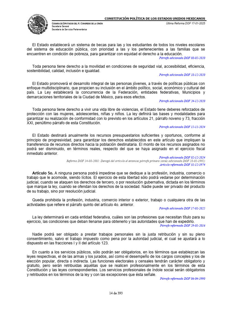 CPEUM | PDF | Leyes de libertad de información por país | Justicia