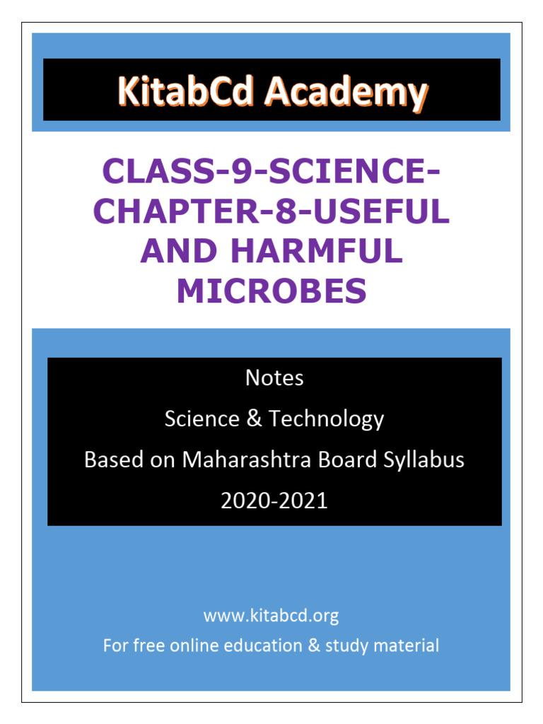 Ch8 Kitabcd MSBSHSE Class 9 Science Notes | PDF | Fungus | Yeast