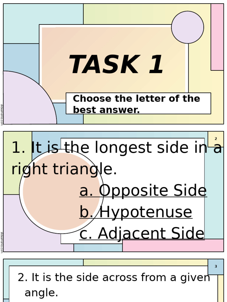 Lesson1D - Solving Right Triangle | PDF | Geometric Shapes | Mathematics