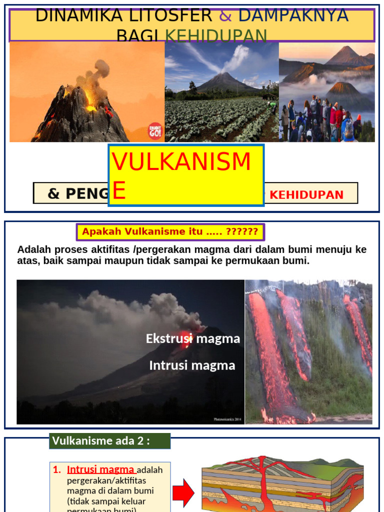 Vulkanisme: Dampak dan Dinamika | PDF