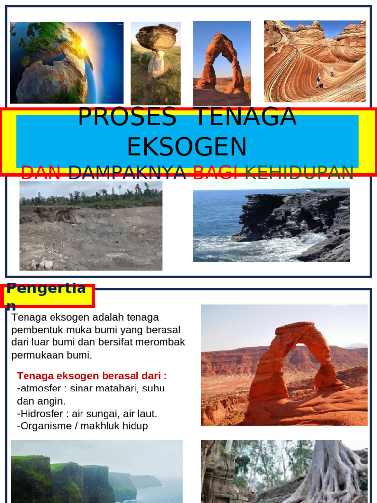 Tenaga Eksogen Dan Dampaknya THD Kehidupan. (Show) .Pps | PDF