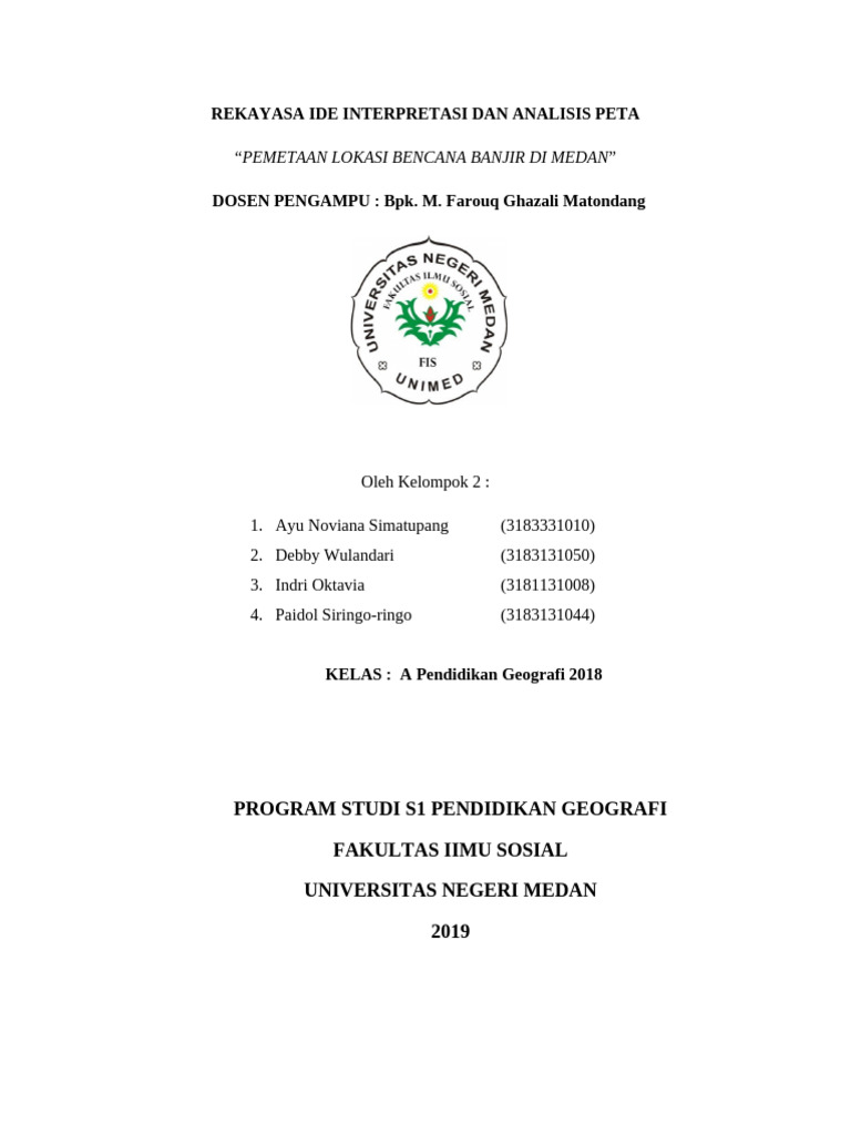 Rekayasa Ide Interpretasi Dan Analisis Peta Kel 2 | PDF