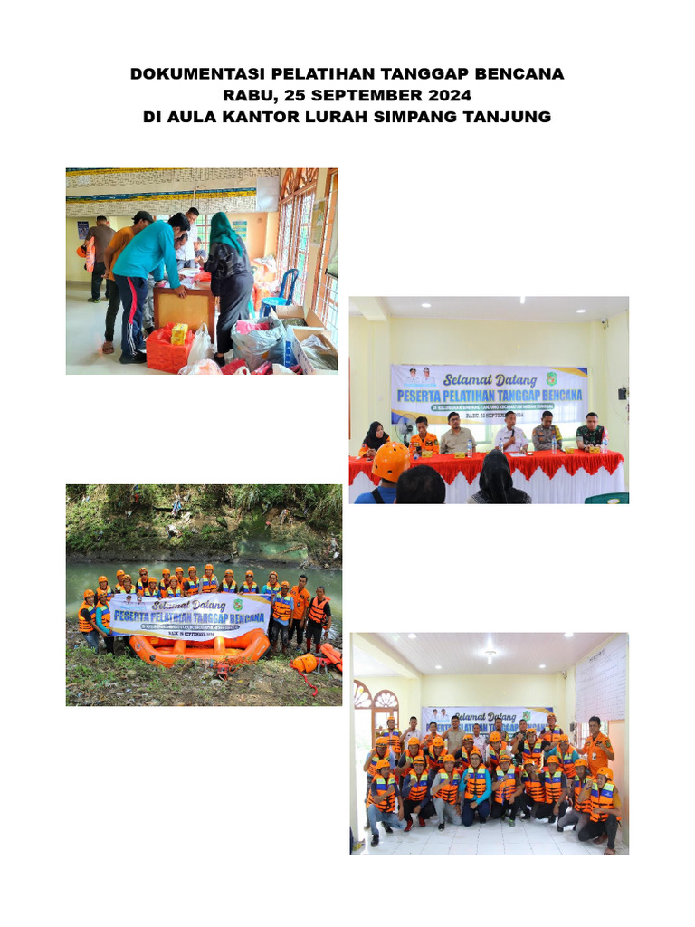 DOKUMENTASI PROGRAM PEMBERDAYAAN MASYARAKAT 2024-1 | PDF