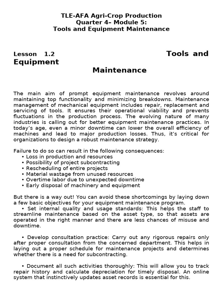TLE10 Quarter 4 Module 5. Lesson 1.2docx | PDF
