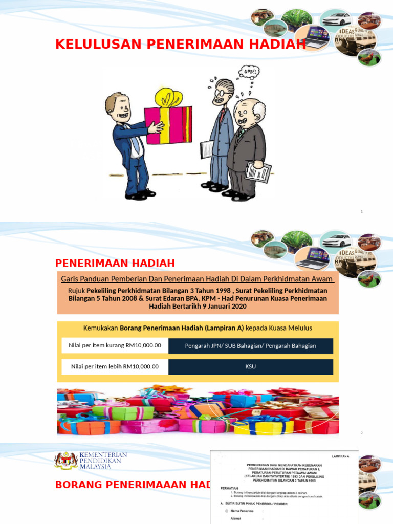 Penerimaan Hadiah Aset Alih Dan Format Rekod Os42000 | PDF