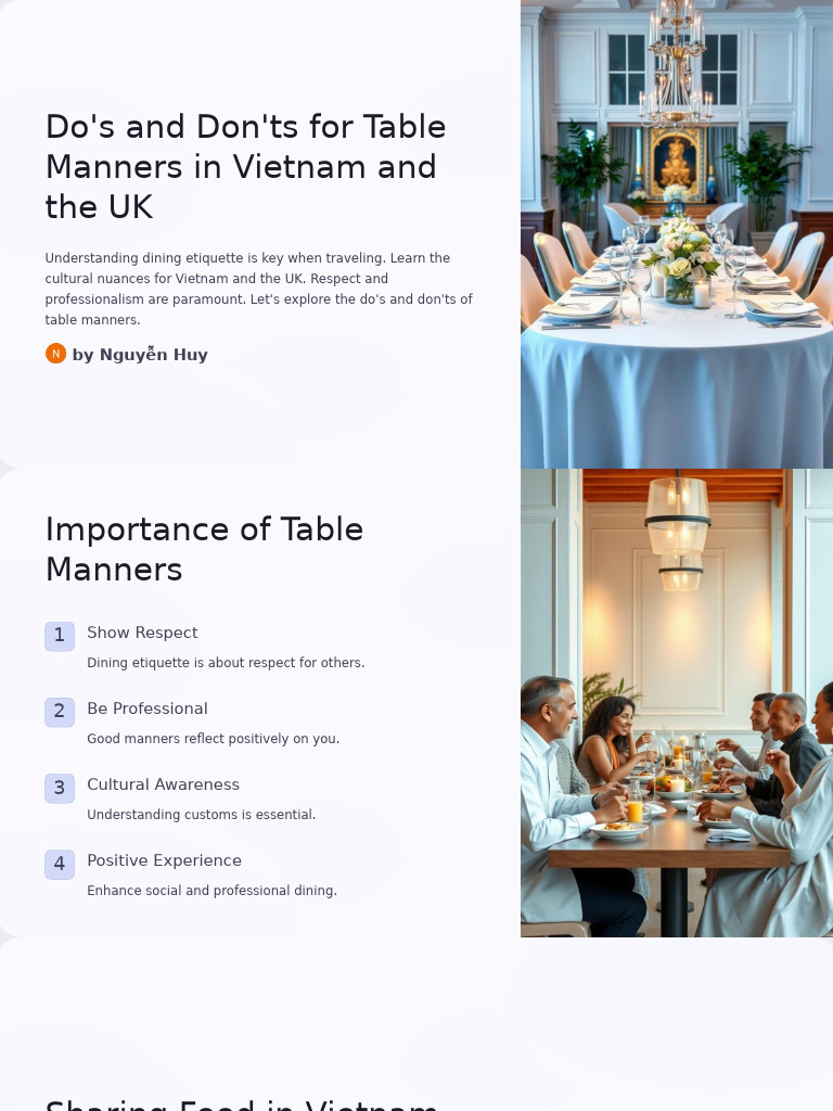 Table manners | PDF