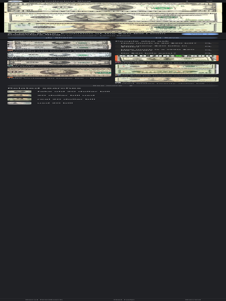 20 Dollar Bill Evolution - Google Search | PDF