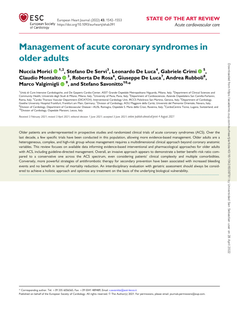 Iam 2022 | PDF | Myocardial Infarction | Medical Specialties