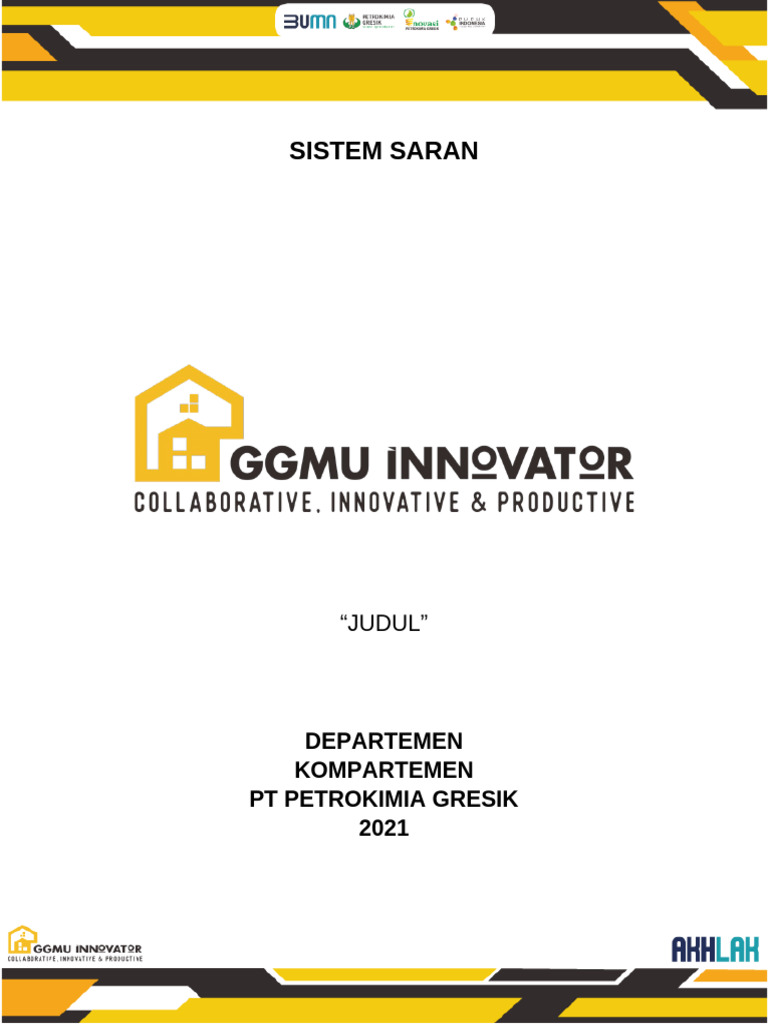 Format Penulisan Inovasi 2021 | PDF