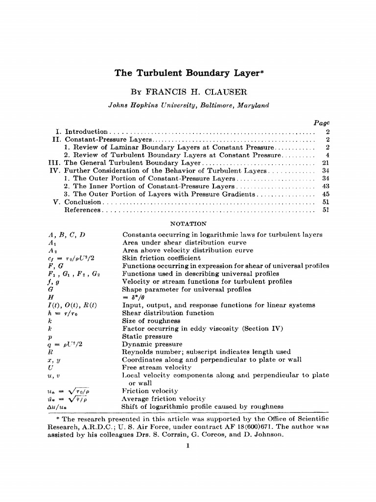 Turbulent Boundary Layer Analysis | PDF | Boundary Layer | Turbulence