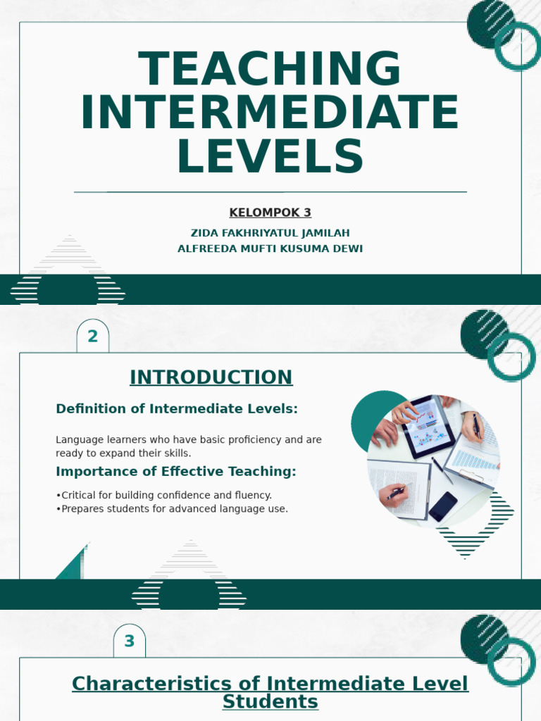 Topic 3, Teaching Intermediate Levels_20241118_115354_0000 | PDF ...