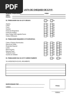 Check List de Epp | PDF