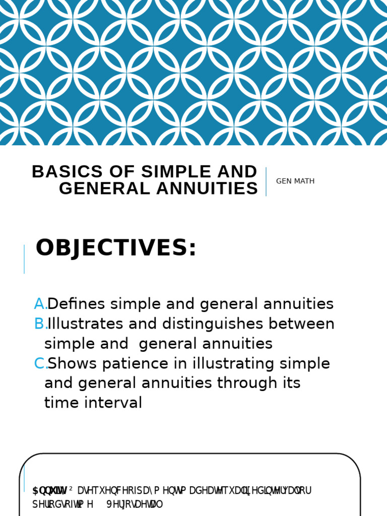 Simple vs General Annuities Explained | PDF | Interest | Actuarial Science