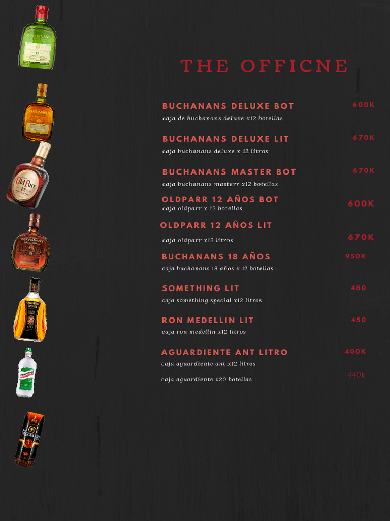 Negro Rojo Imágenes de Círculo Bar Menú | PDF