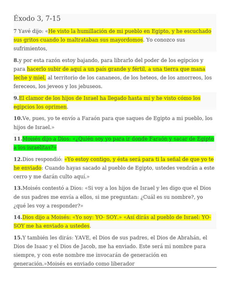 Moisés y la Pascua en Egipto | PDF | Libro del éxodo | Moisés
