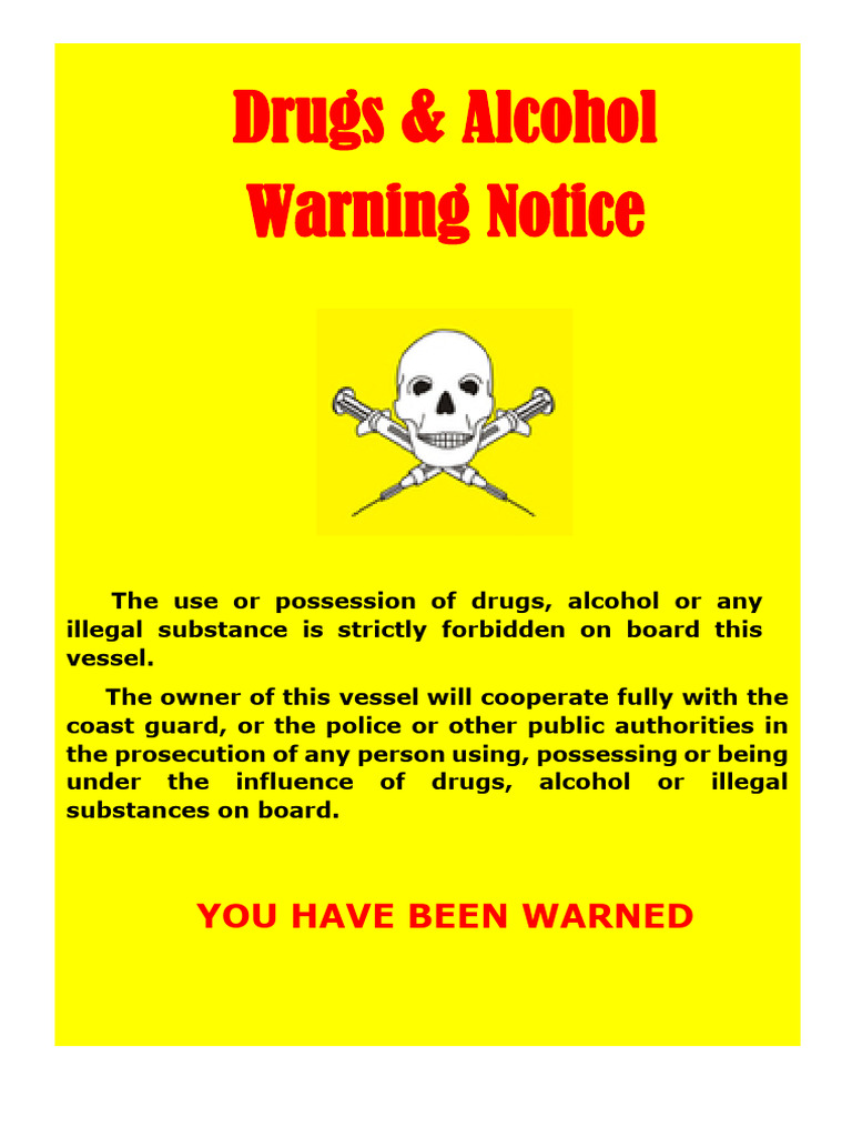 Drugs Warning Poster Eng & Thai | PDF