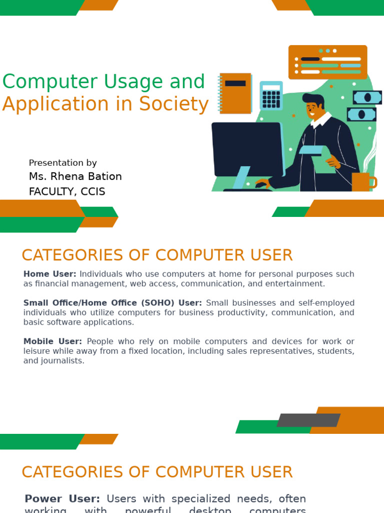 1.6 Computer Usage and Application in the Society | PDF | Mobile App ...