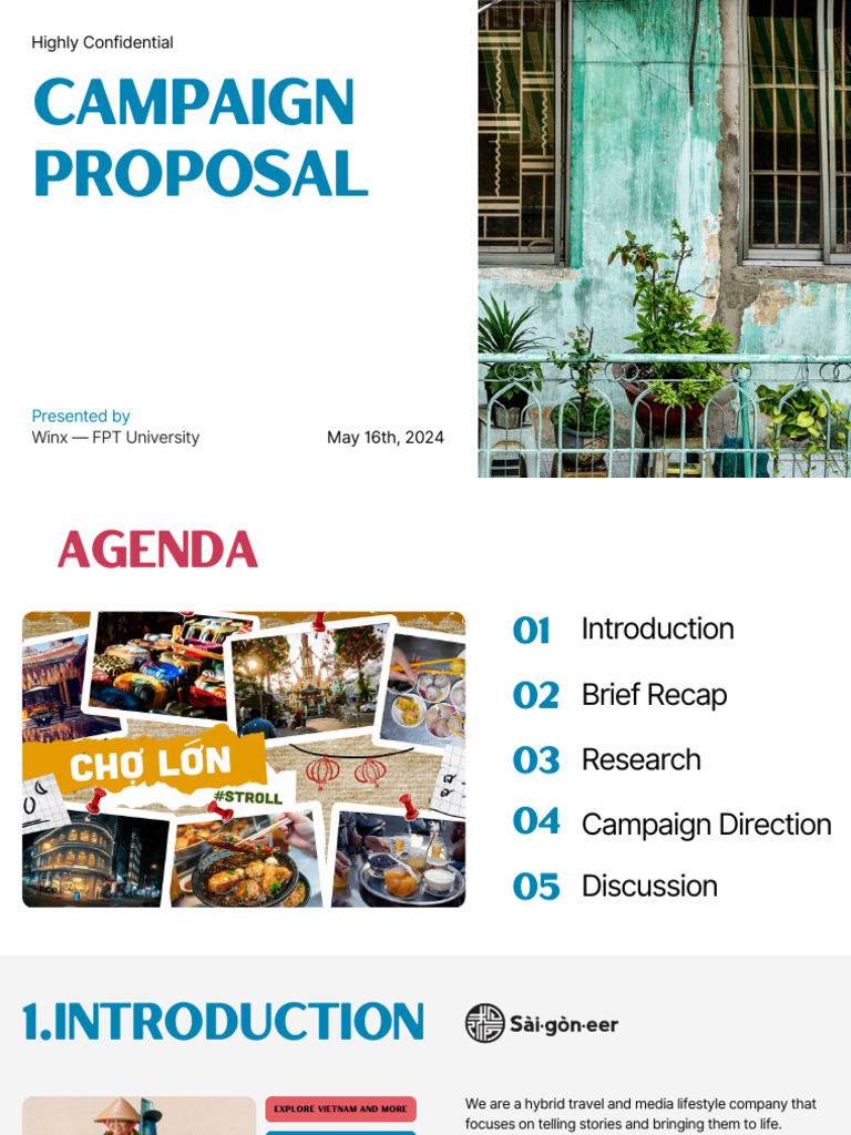 (SGN) Campaign Proposal 240516 | PDF | Vietnam