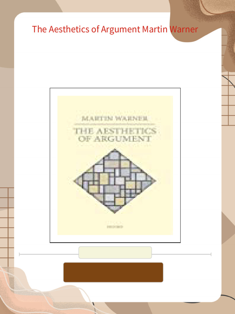 The Aesthetics of Argument Martin Warner | PDF | Rhetoric | Deductive ...