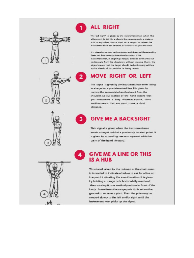 Hand Signals | PDF