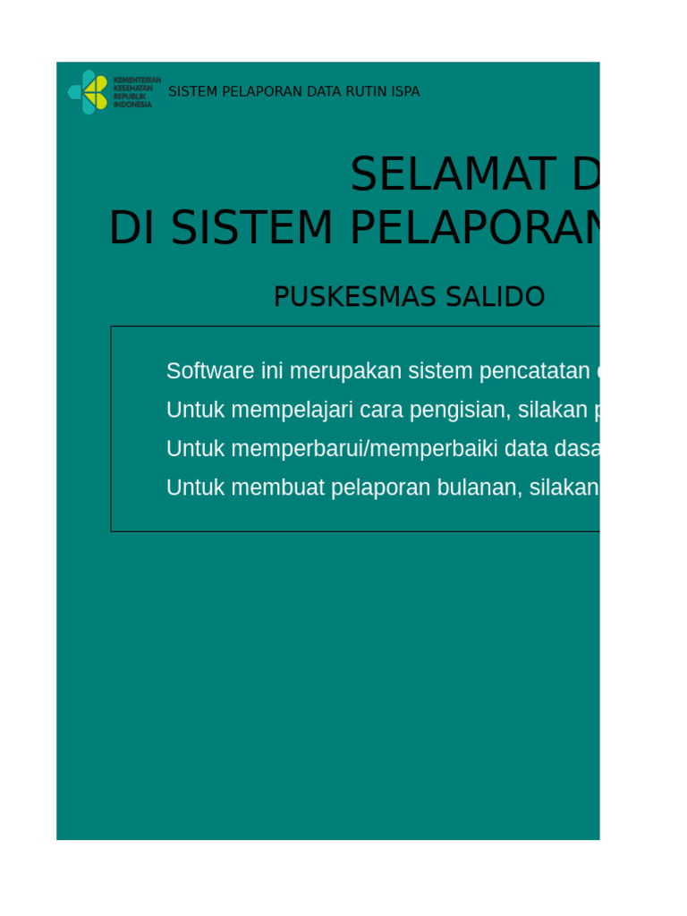 Laporan Ispa 2025 Puskesmas Salido | PDF