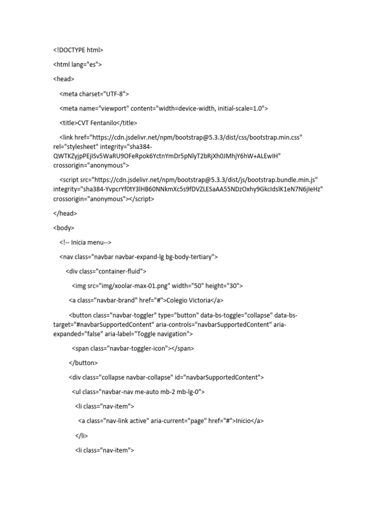 DOCTYPE HTML | PDF | Web Standards | World Wide Web Consortium Standards