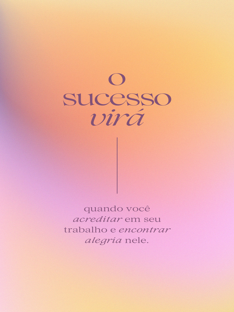 Fundo de Tela para Celular Tendência Frase Sonhador Pêssego Roxo ...