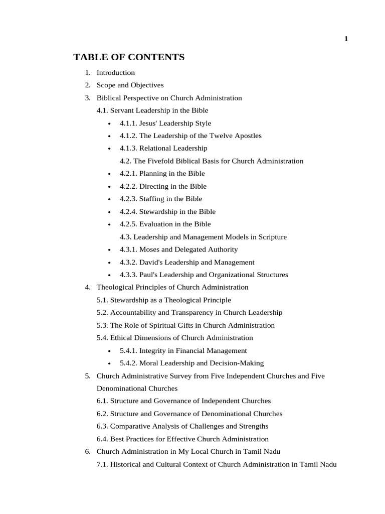 Pr. Devadasan Final Thesis | PDF | Elder (Christianity) | Bible