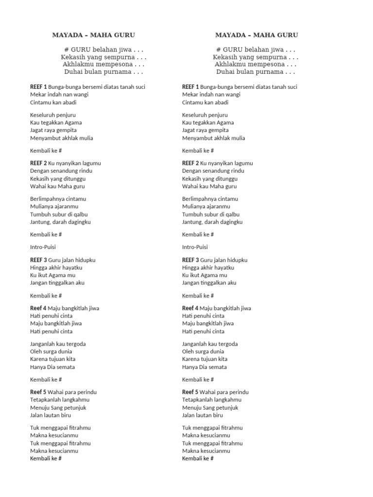 Mayada - Maha Guru | PDF