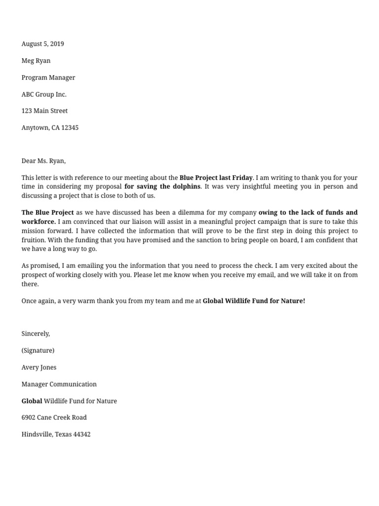 Letter of courtesy | PDF