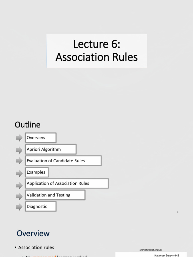 6 Association Rules For Students Pdf Algorithms Applied