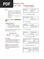 4 1 Chemistry Formula Triangles Lab | PDF | Mole (Unit) | Chemistry