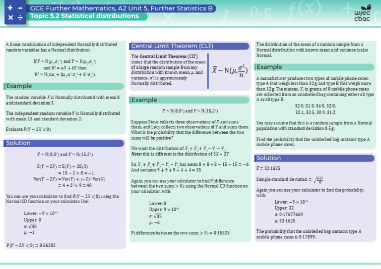 Ko5 2 Statistical Distributions | PDF | Normal Distribution | Probability Distribution