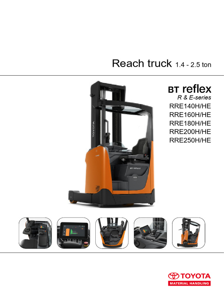 Toyota Electric Reach Trucks Specs | PDF | Axle | Vehicles