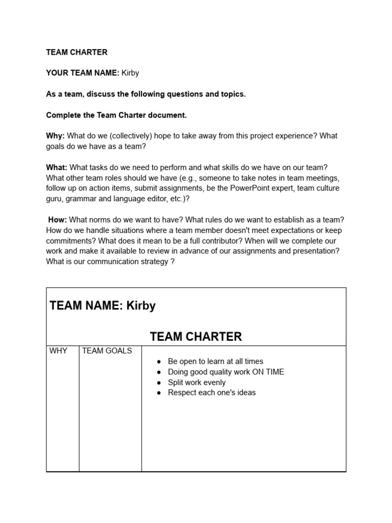 Team Kirby Collaboration Guide | PDF