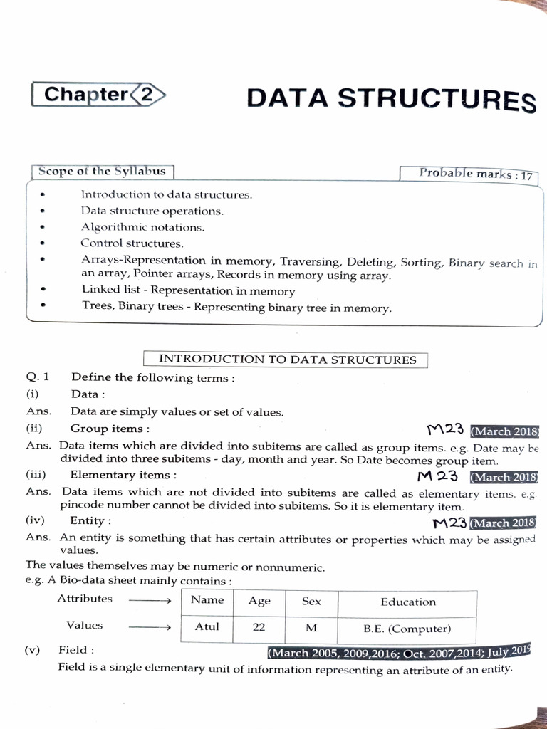 CHP 2 Data Structure TPS | PDF | Control Flow | Applied Mathematics