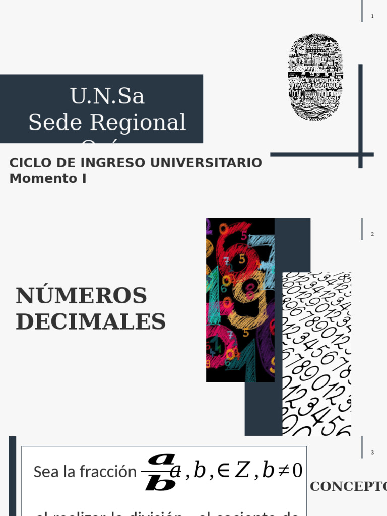 Números Decimales: Tipos y Conversión | PDF | Decimal | Notación Matemática