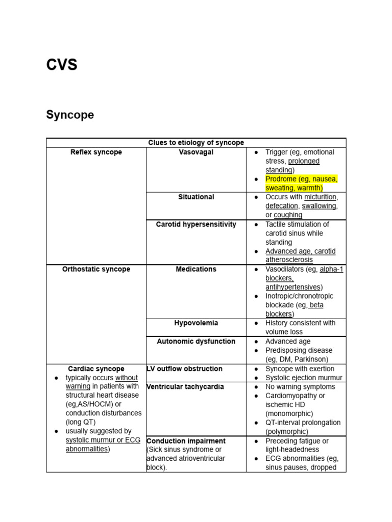 CVS | PDF | Ischemia | Heart Failure