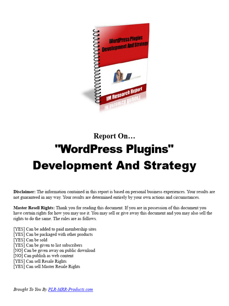 WordPress Plugins: Development Insights | PDF | Word Press | Search ...