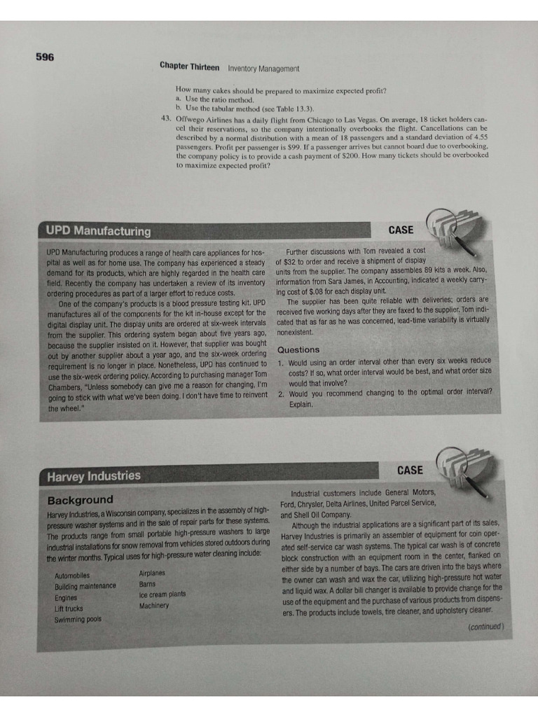 Inventory Management Case Studies | PDF