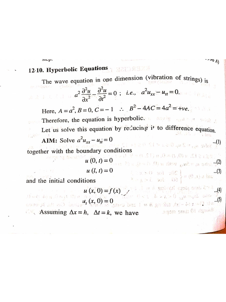 54-Hyperbolic equation-30-Apr-2021Material - I - 30-Apr-2021 - 4 ...