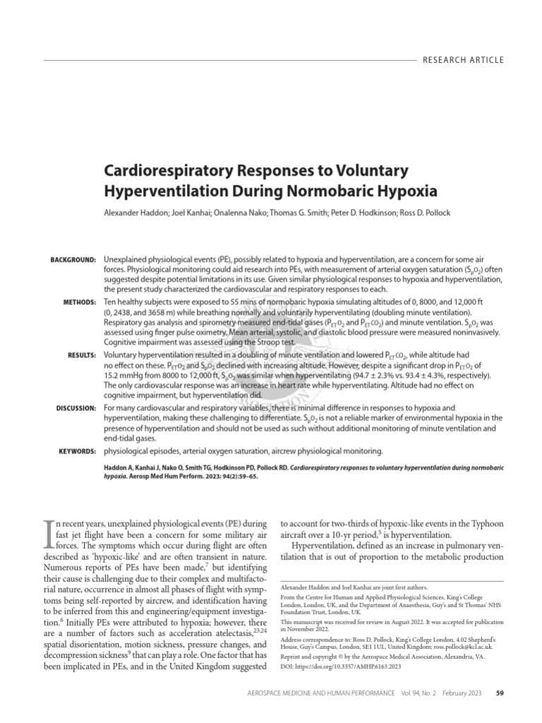22(02). 059 - 065. Cardiorespiratory Responses to Voluntary ...