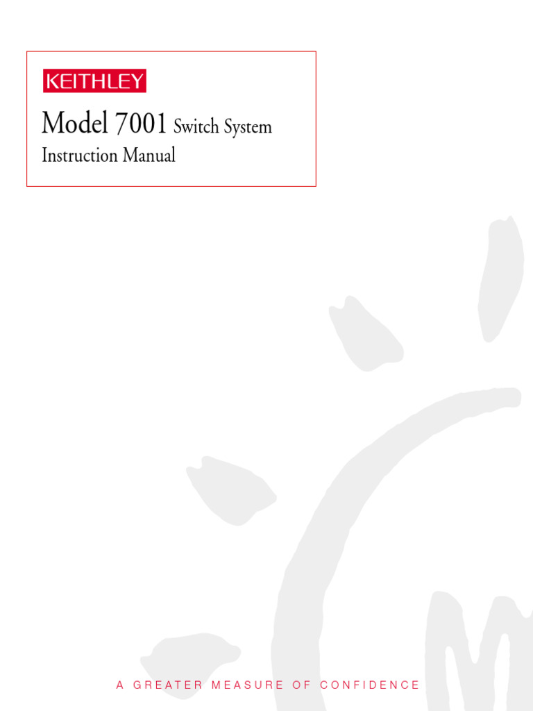 Model 7001 | PDF | Mains Electricity | Fuse (Electrical)