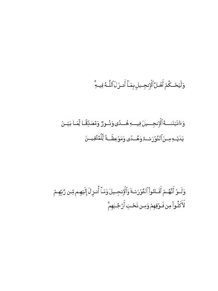 Apakah Al-Quran Bersaksi Akan Kebenaran Injil | PDF