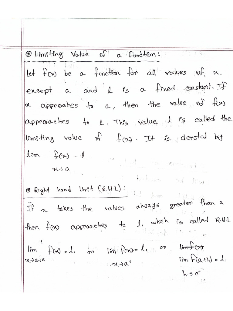 (Delta-Epsilon) Definition of Limit | PDF